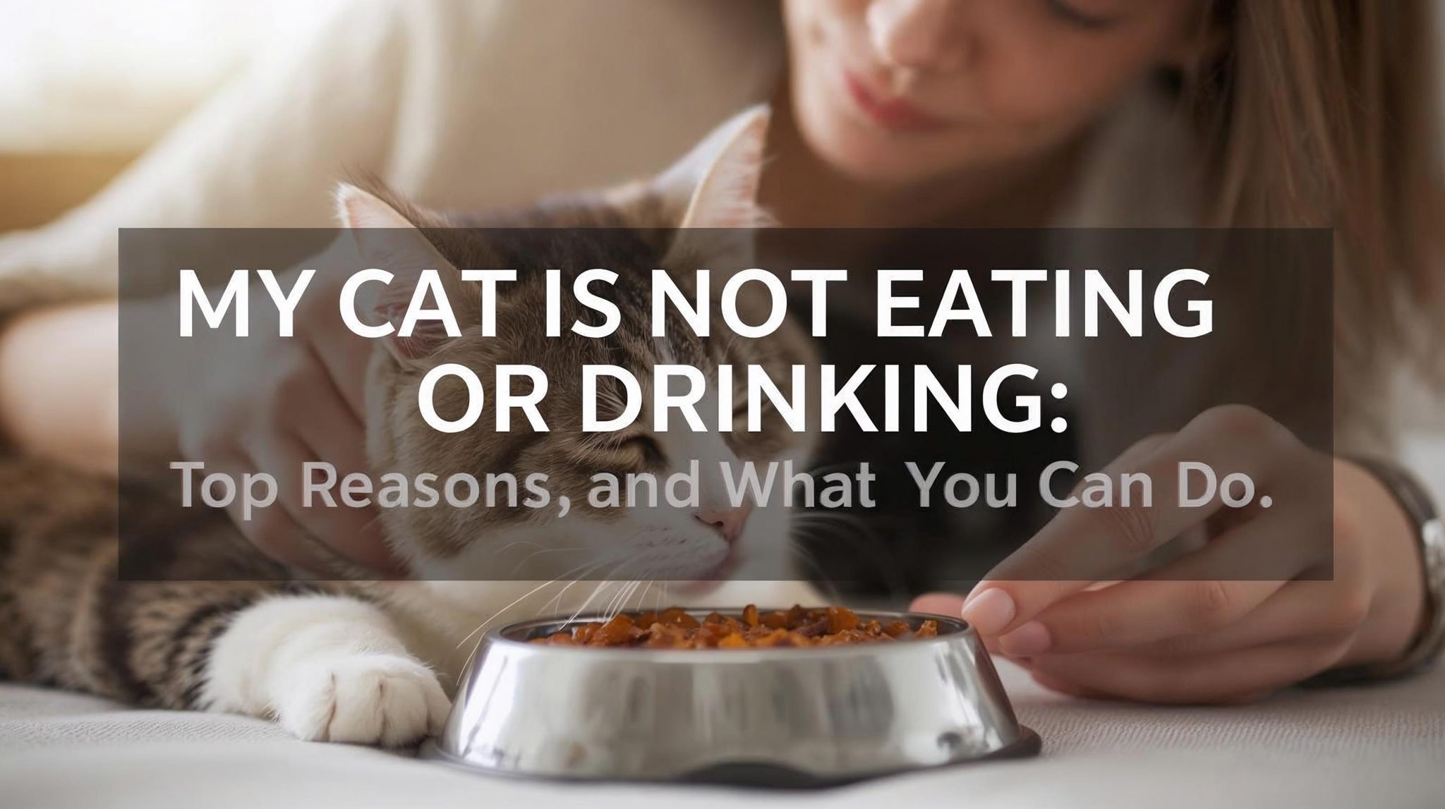 My Cat is Not Eating or Drinking - MyFurries Blog