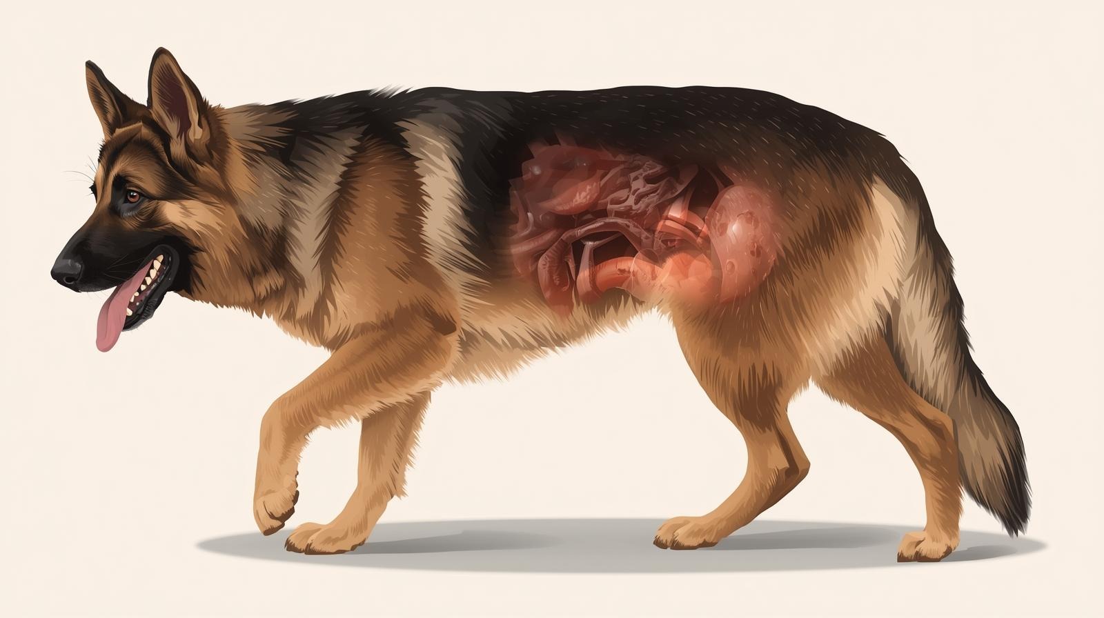 German Shepherd Weak Hind Legs, Skin Problems & Stomach Issues ...
