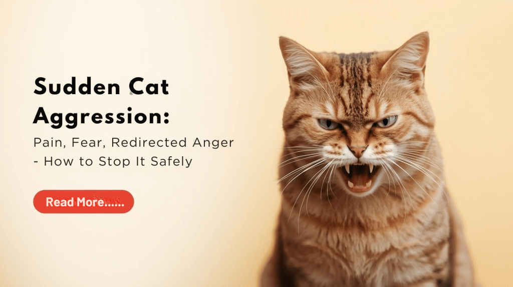 Sudden Cat Aggression: Pain, Fear, Redirected Anger — How to Stop It ...